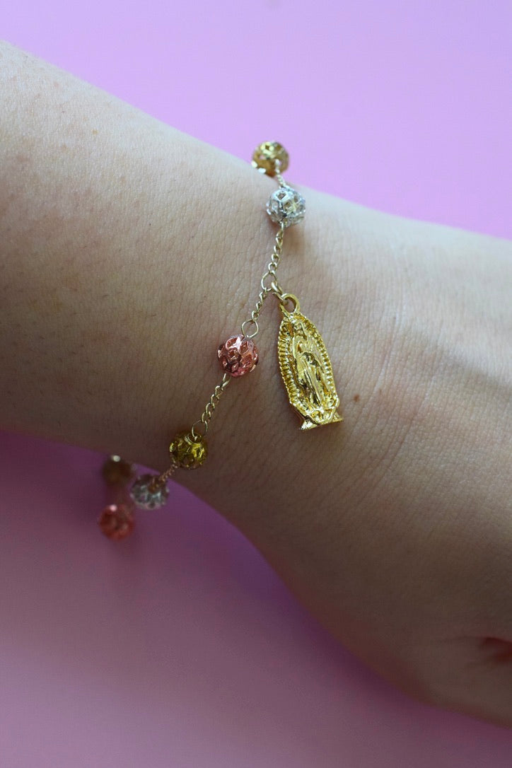 Rosary Inspired Mother Mary Bracelet – GoldDipped
