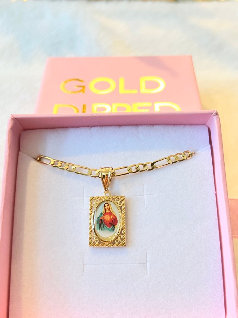 Framed Miraculous Mary – GoldDipped