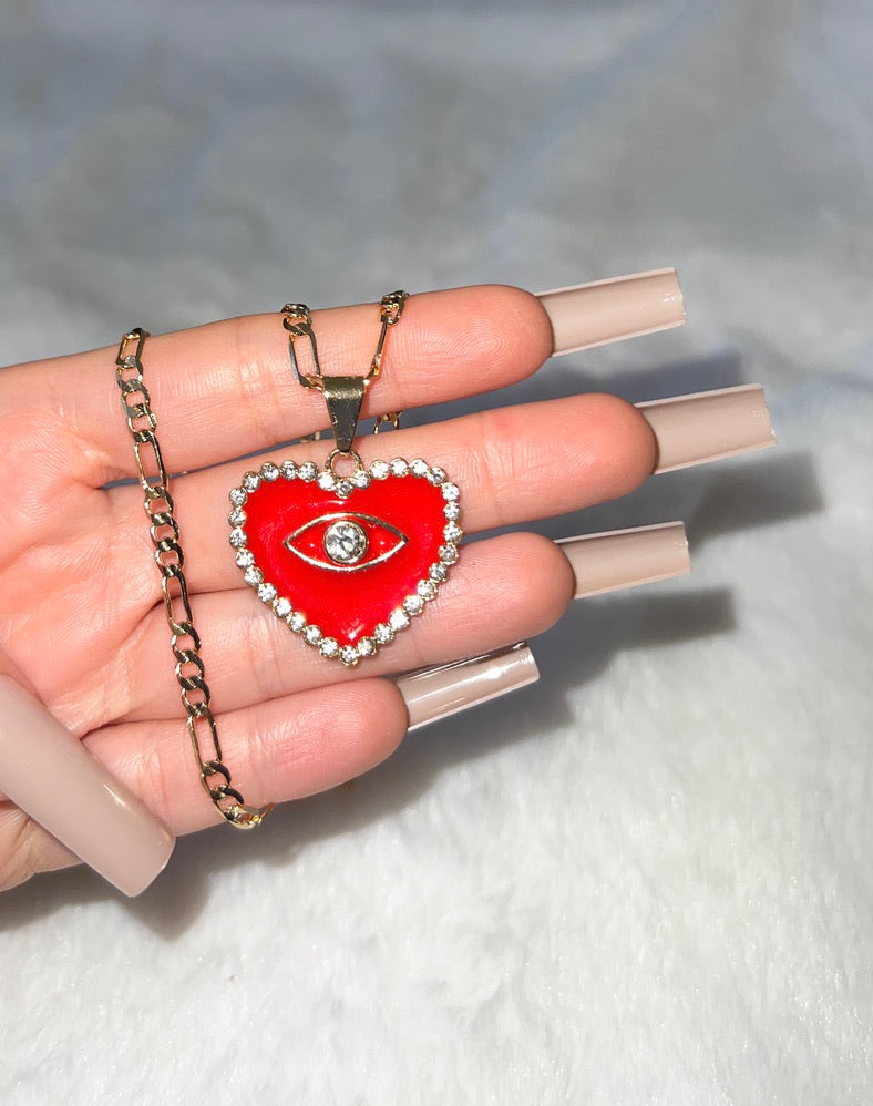 Red Heart Eye – GoldDipped
