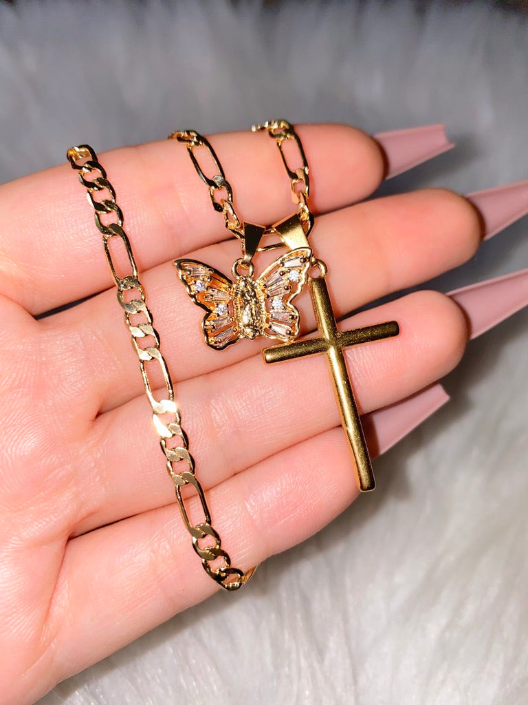 Mariposa & Classic Cross Combo – GoldDipped