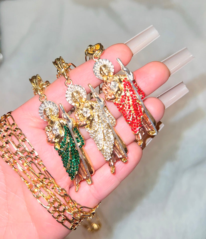 Bling Saint Jude In 3 Colors – GoldDipped