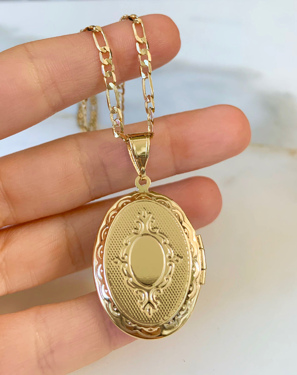 Image Of Saint Jude Locket – GoldDipped
