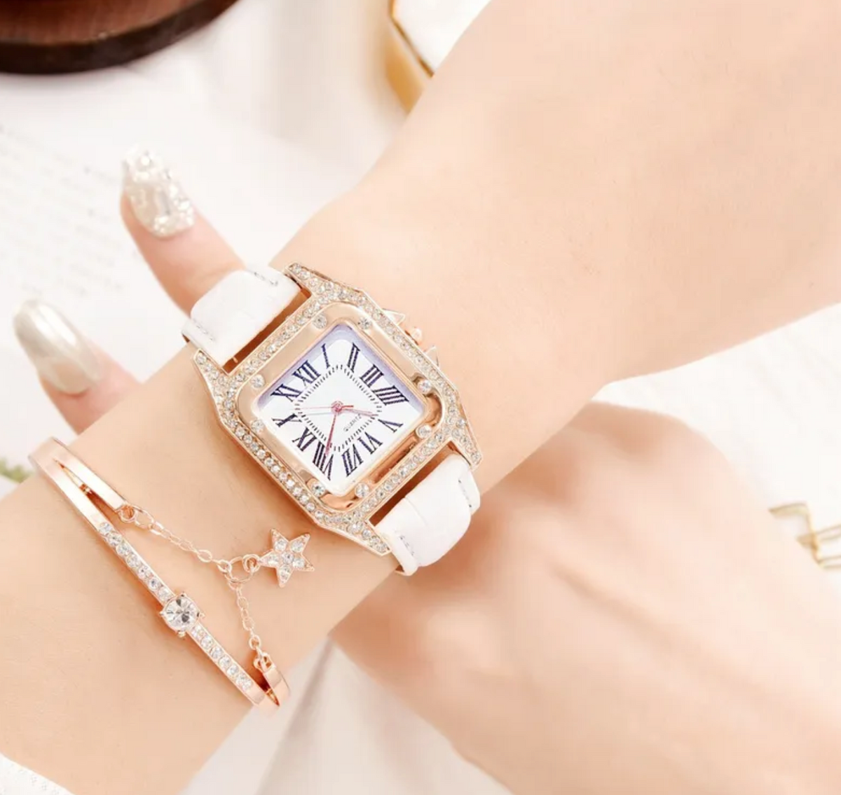 Gator Watch (White) – GoldDipped